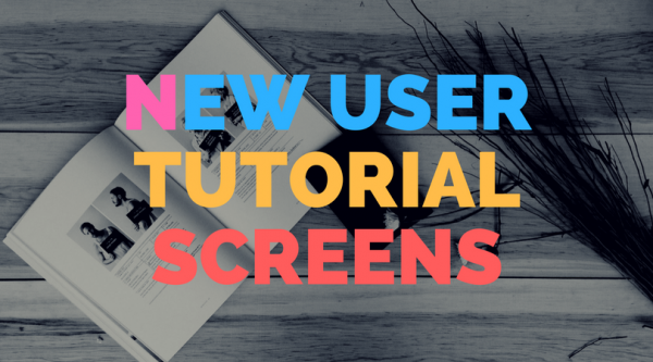 New user tutorial screens – Article Insights