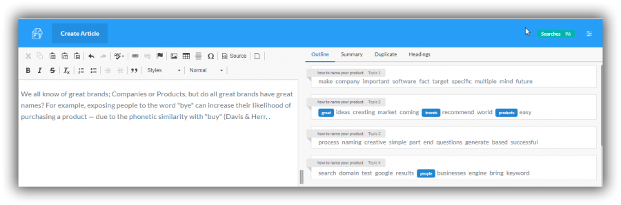 Magic Textboxes! – Article Insights