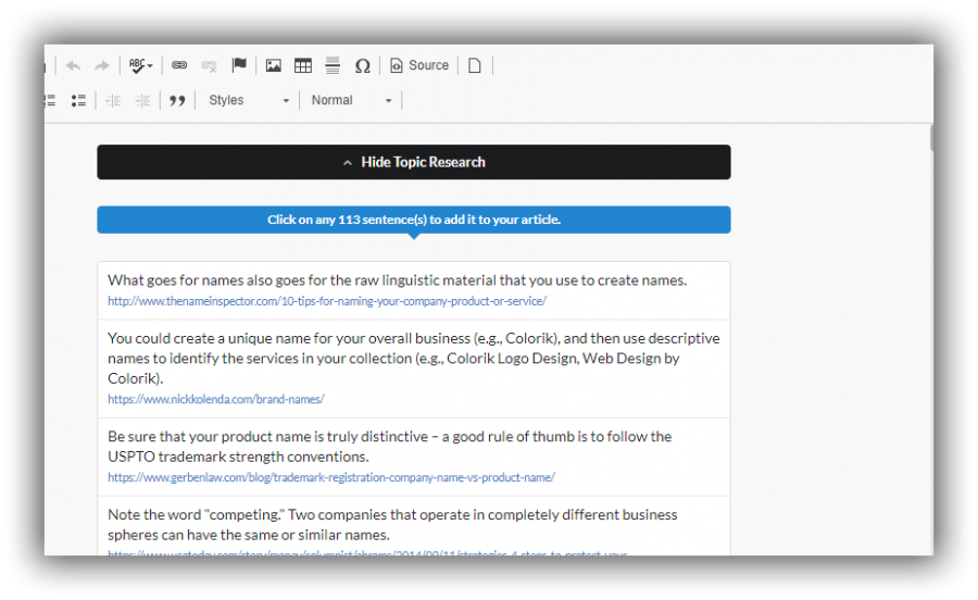 Magic Textboxes! – Article Insights